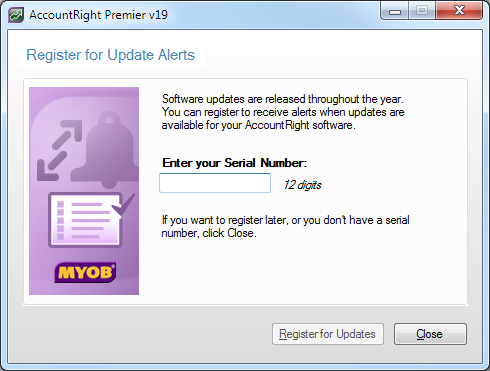 MYOB Installation