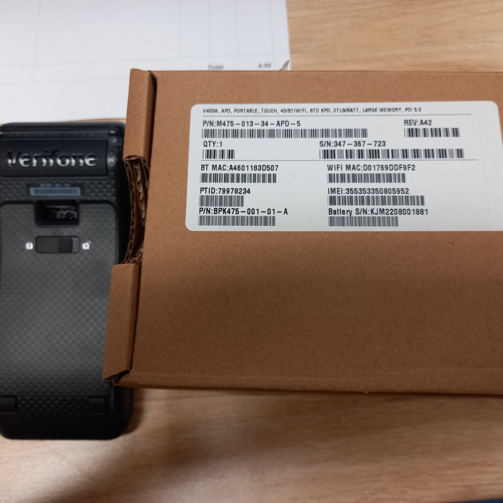 v400m Terminal Configuration