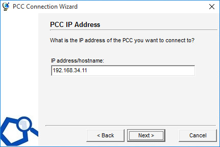 PCC Connection Wizard
