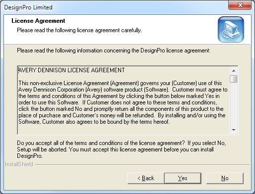 Install Avery Design Pro 4.0