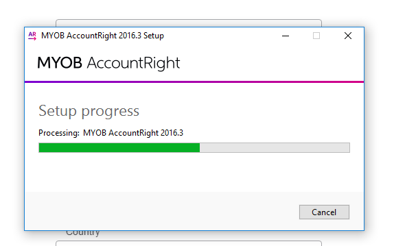 MYOB Installation for API