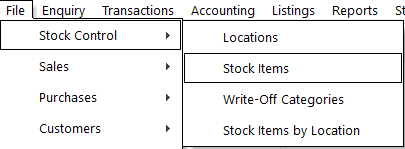 Purchase Categories with MYOB Accounting Interface
