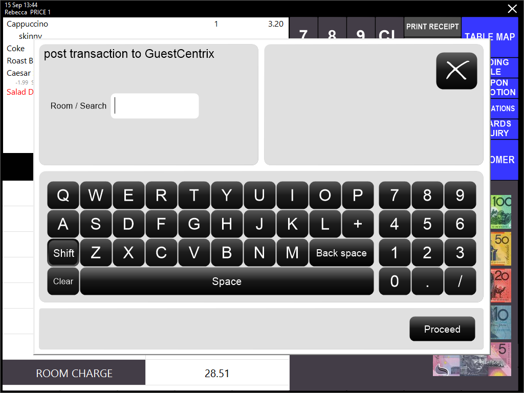 Settings for GuestCentrix