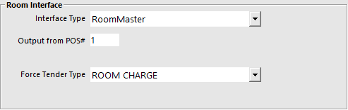 Settings for RoomMaster