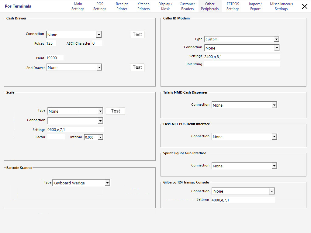 Configure Scales