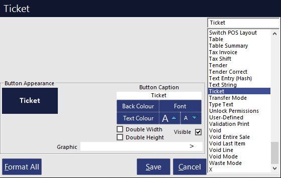 Configuring TicketSocket in Idealpos