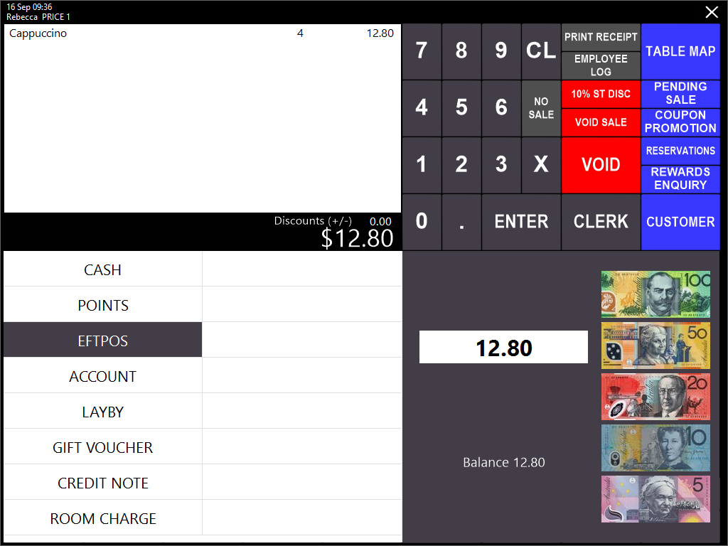 Perform a Sale using Vault