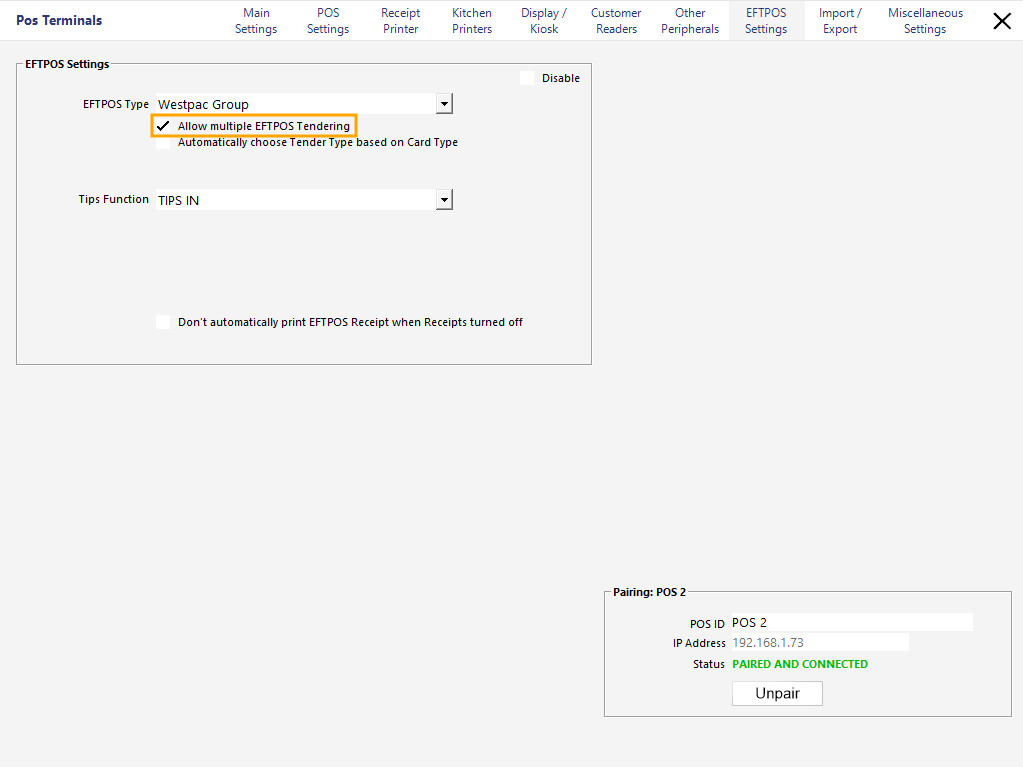 Enable MOTO Transactions