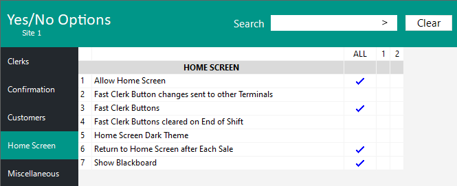 Configuring the Home Screen