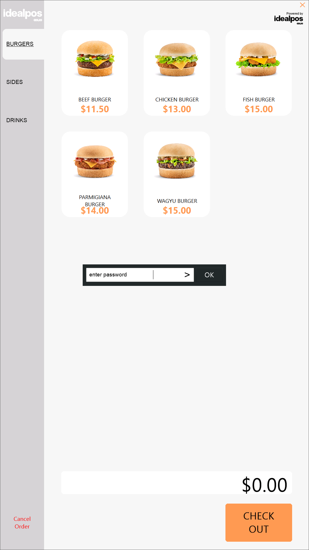 Configuring Kiosk - Exit POS Password