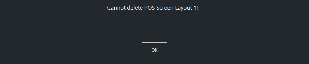 POS Screen Layouts