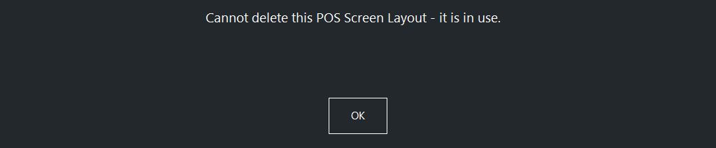 POS Screen Layouts