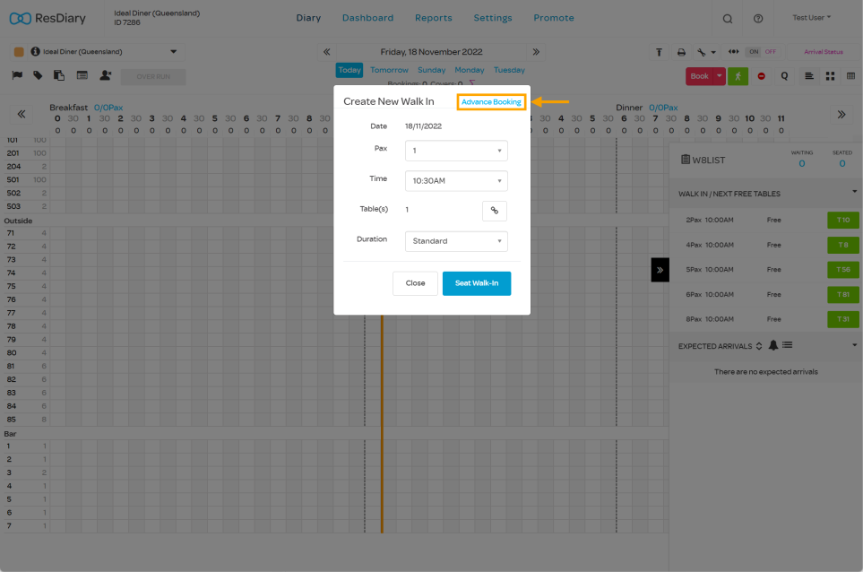Using Idealpos & ResDiary