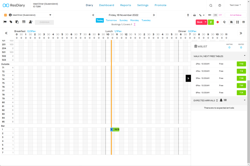 Using Idealpos & ResDiary
